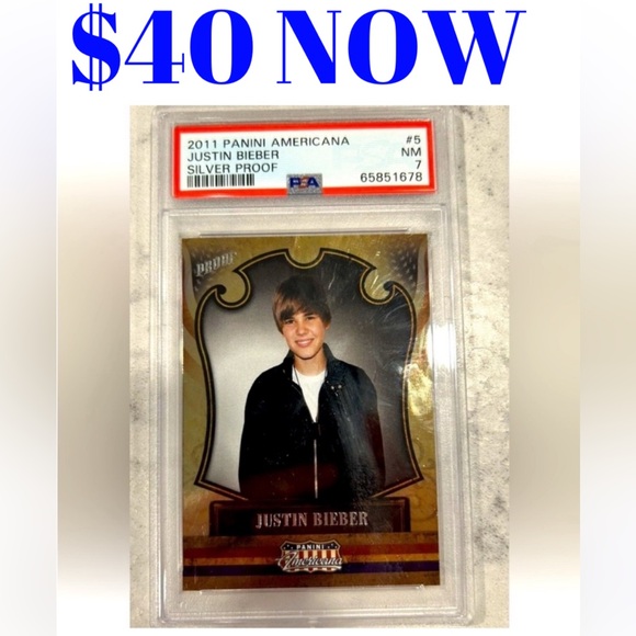 Donruss | Toys | Rare Justin Bieber 21 Donruss Rookie Rc Music Card ...